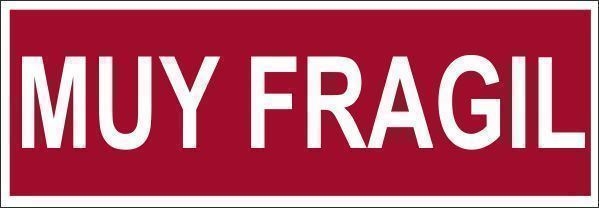Muy frágil - 500 ud - FR001